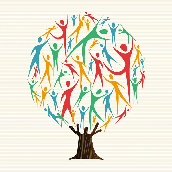 Diversity tree Vector Art Stock Images | Depositphotos