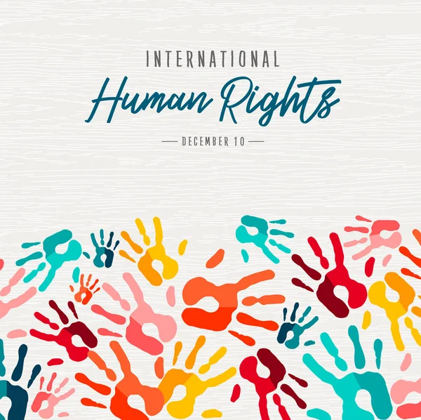 International Human Rights Month Illustration Global Equality Peace ...