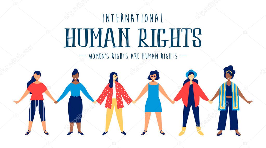 Ilustración del Mes Internacional de los Derechos Humanos para la ...