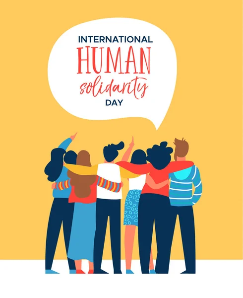 Diverse Friend Group People Hugging Together Special Event Celebration