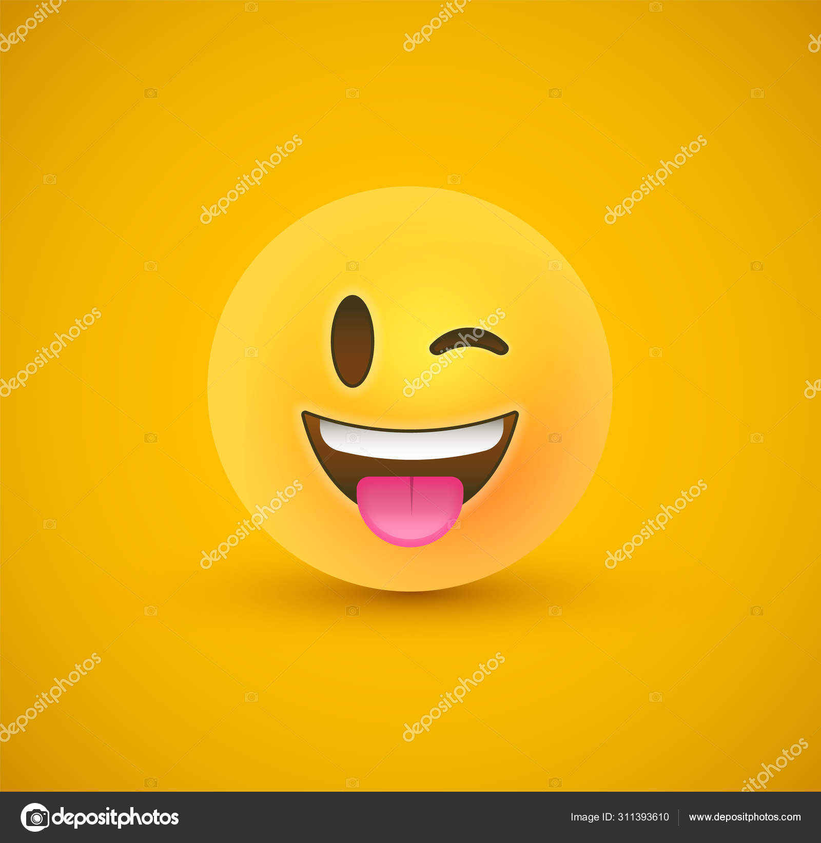 Wink Smiley Face Symbol