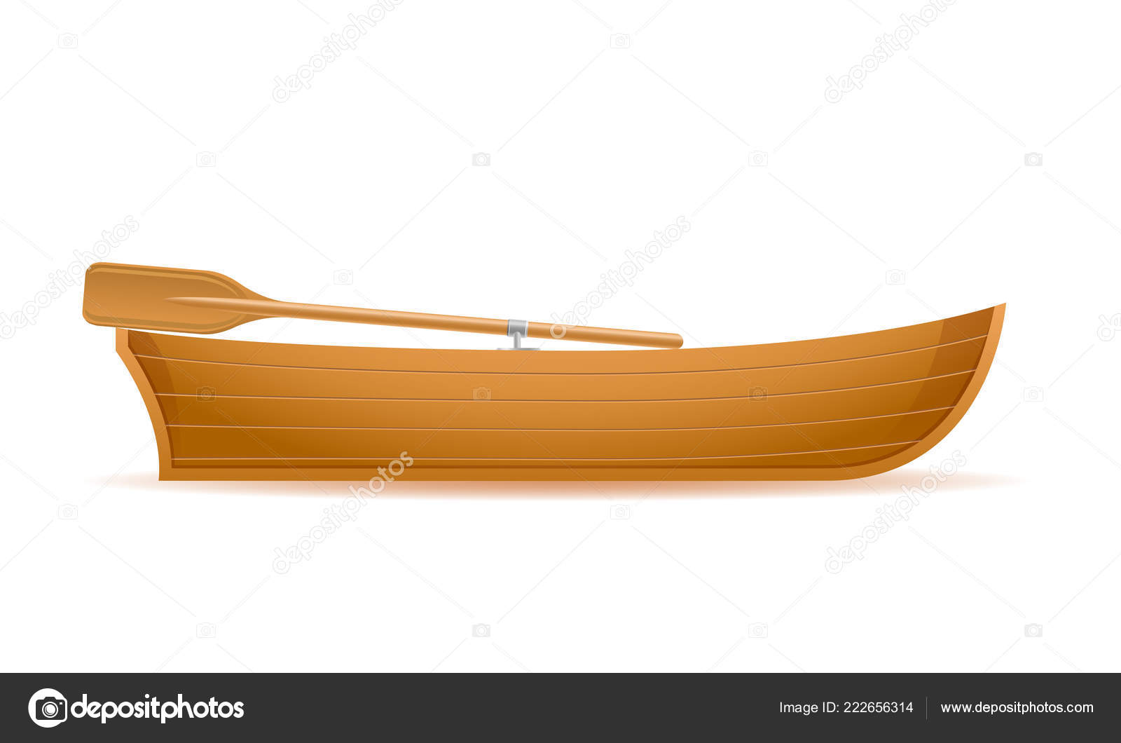 Row Boat Side View