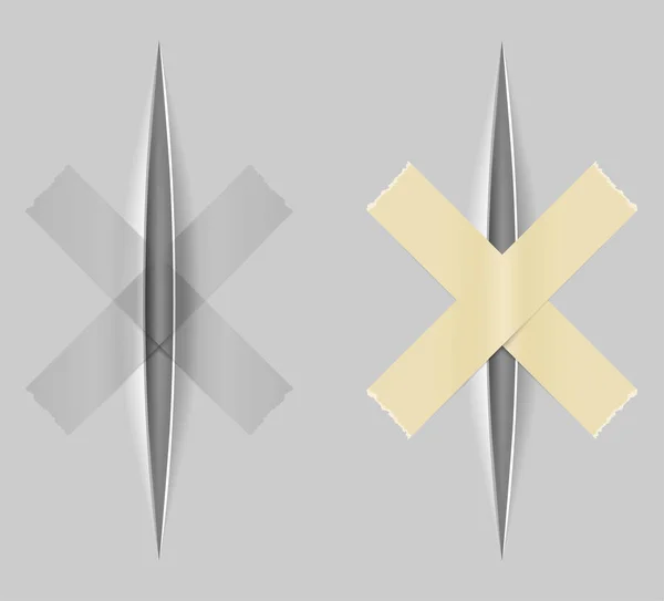 Scratch Claw Cuts Paper Transparent Shadows Design Vector Illustration ...