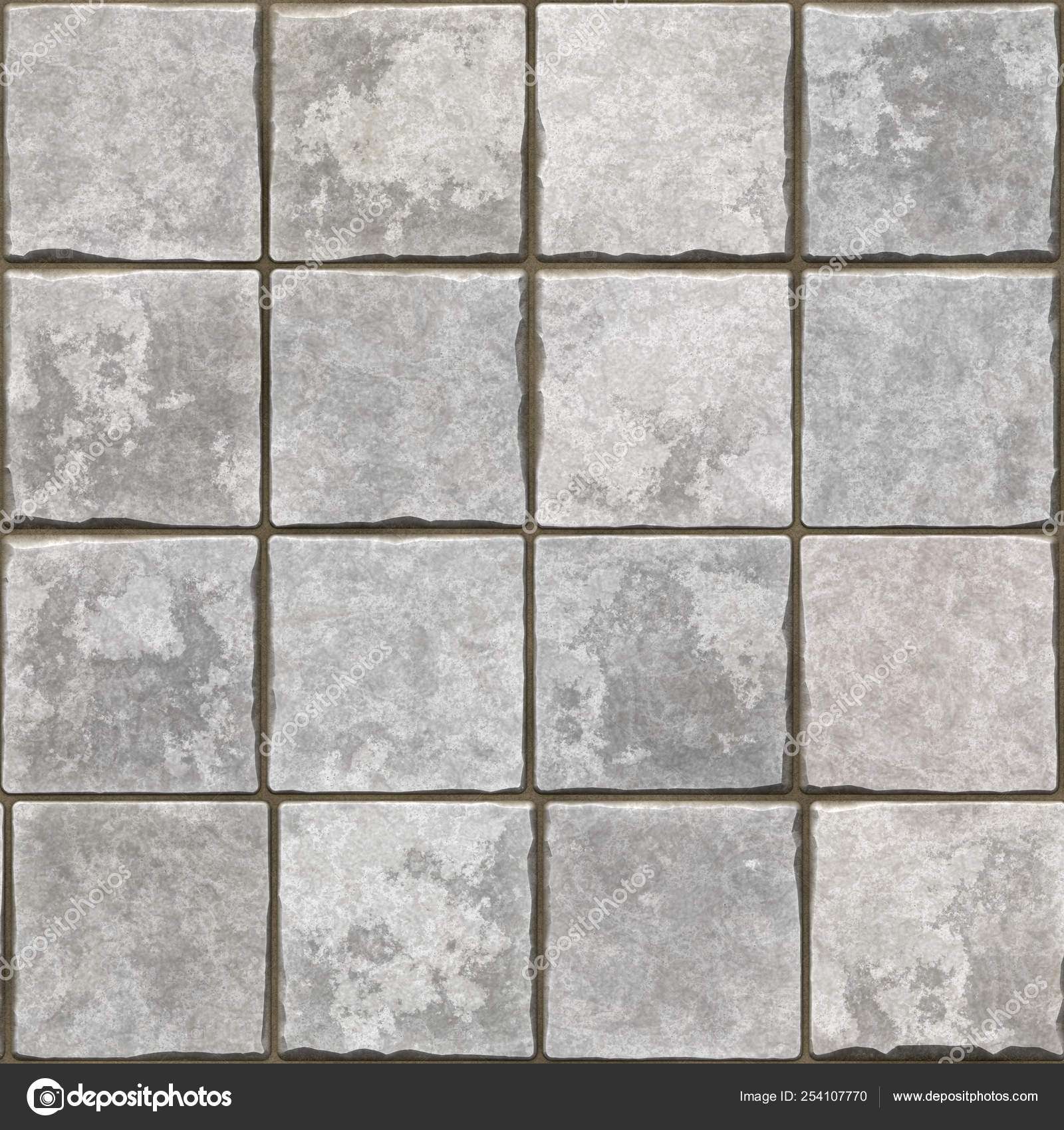 Typical Seamless Gray Tiles Background Stock Photo by ©magann 254107770
