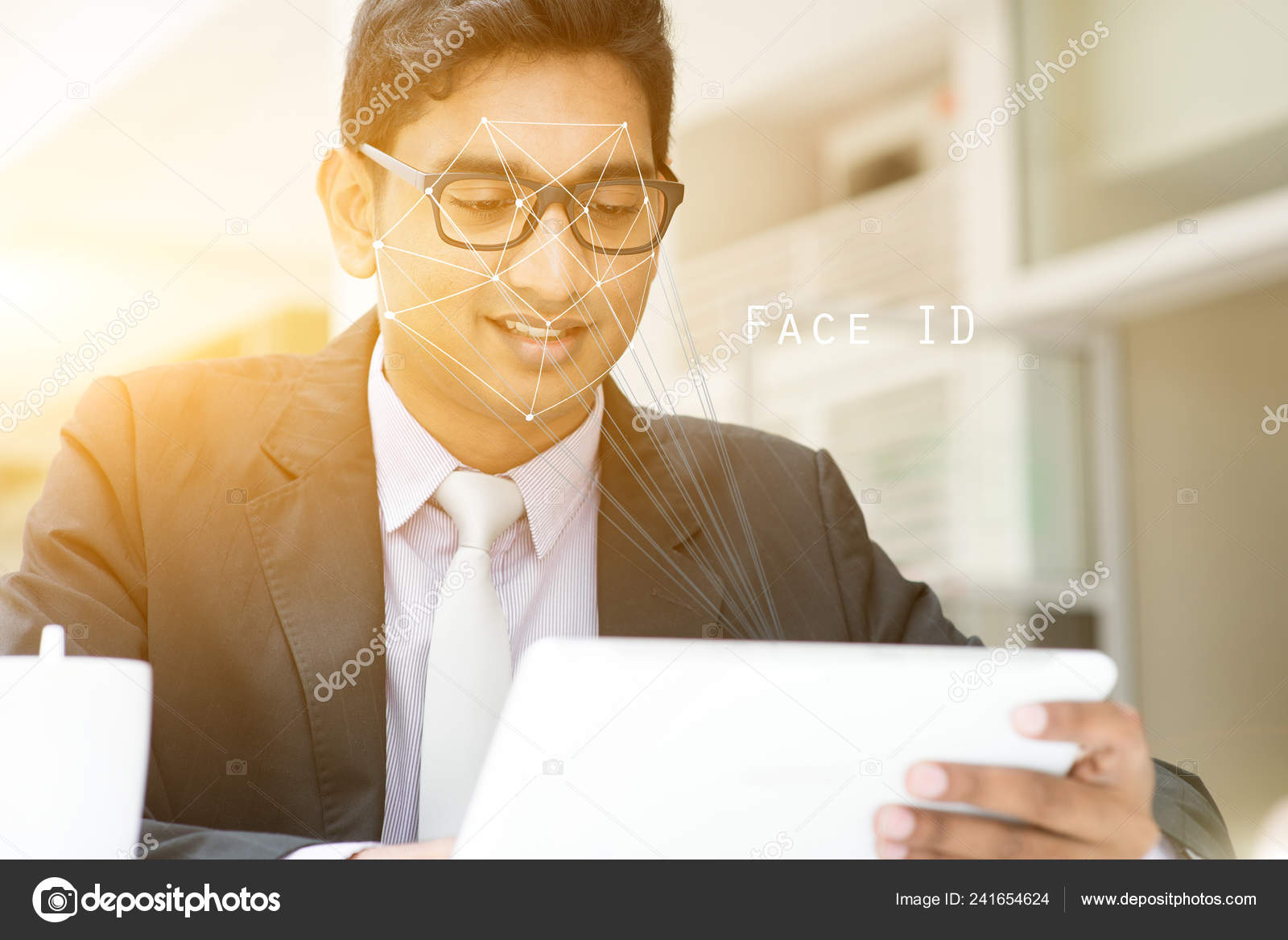 Biometric Verification Human Facial Detection Software High Technology ...