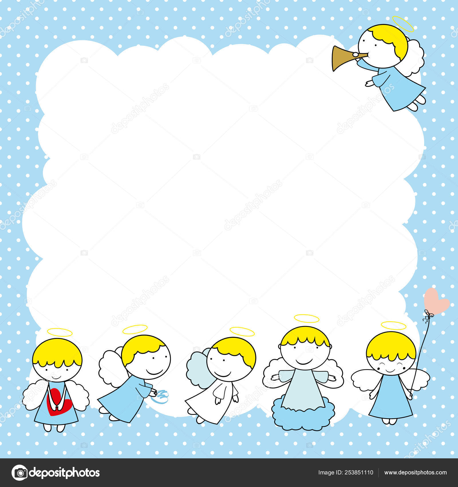 Little angles frame Stock Vector Image by ©justaa #253851110