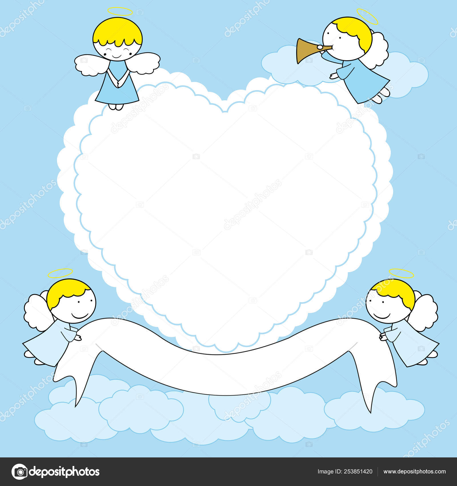 Little angles frame Stock Vector Image by ©justaa #253851420