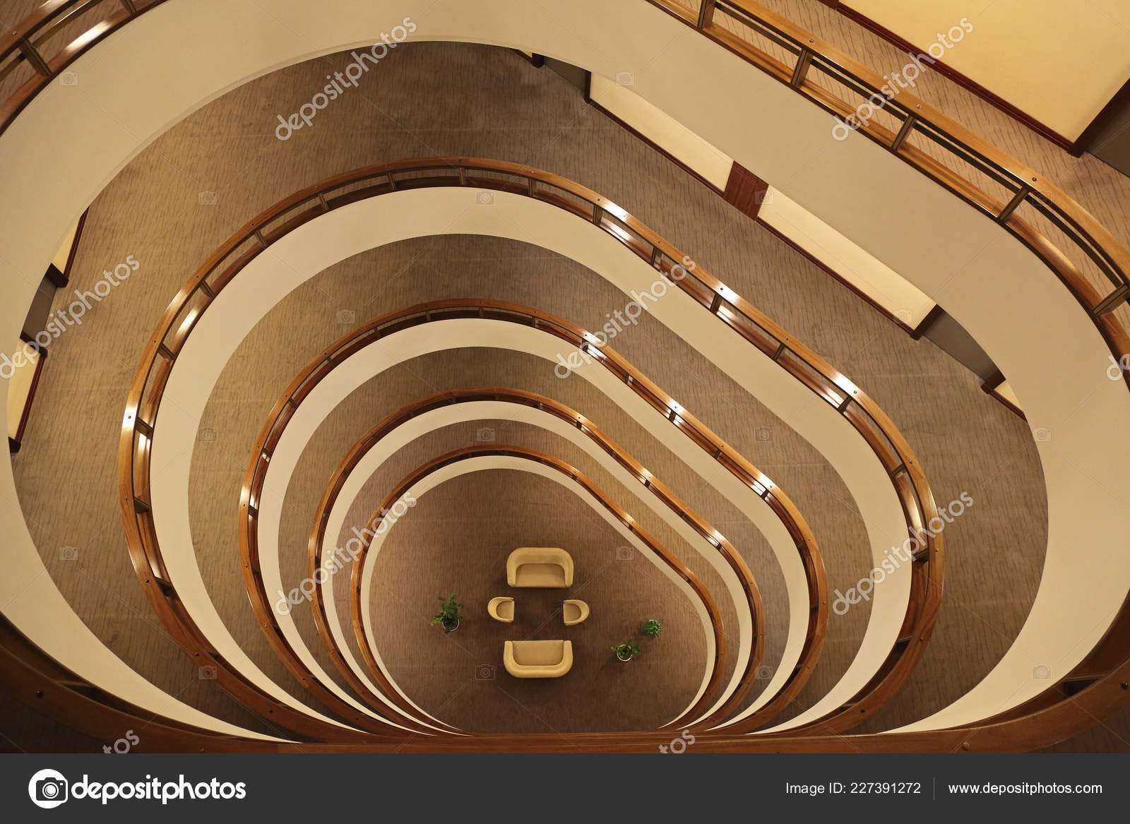 Hotel Lobby Floors Top View Abstract Curves Stock Photo by ©Baloncici ...