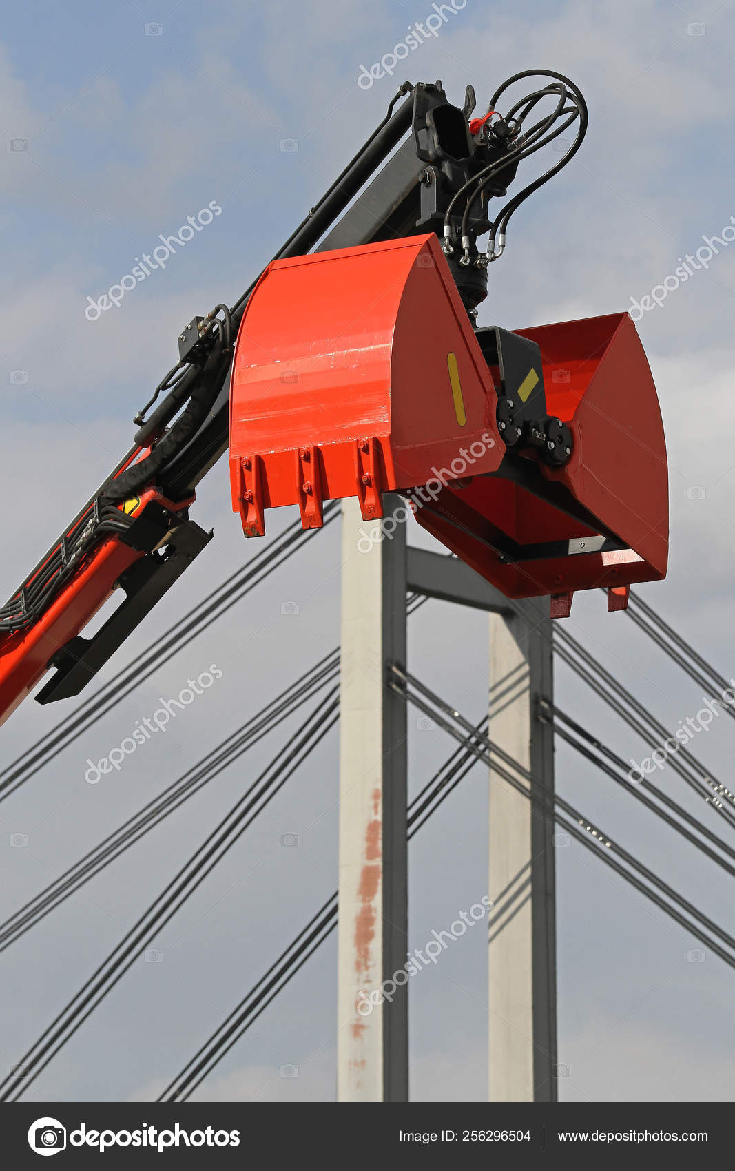 Clamshell Buckets Stock Photo by ©Baloncici 256296504