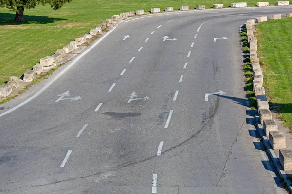 Signs of uturns in the road Stock Photos, Royalty Free Signs of uturns ...