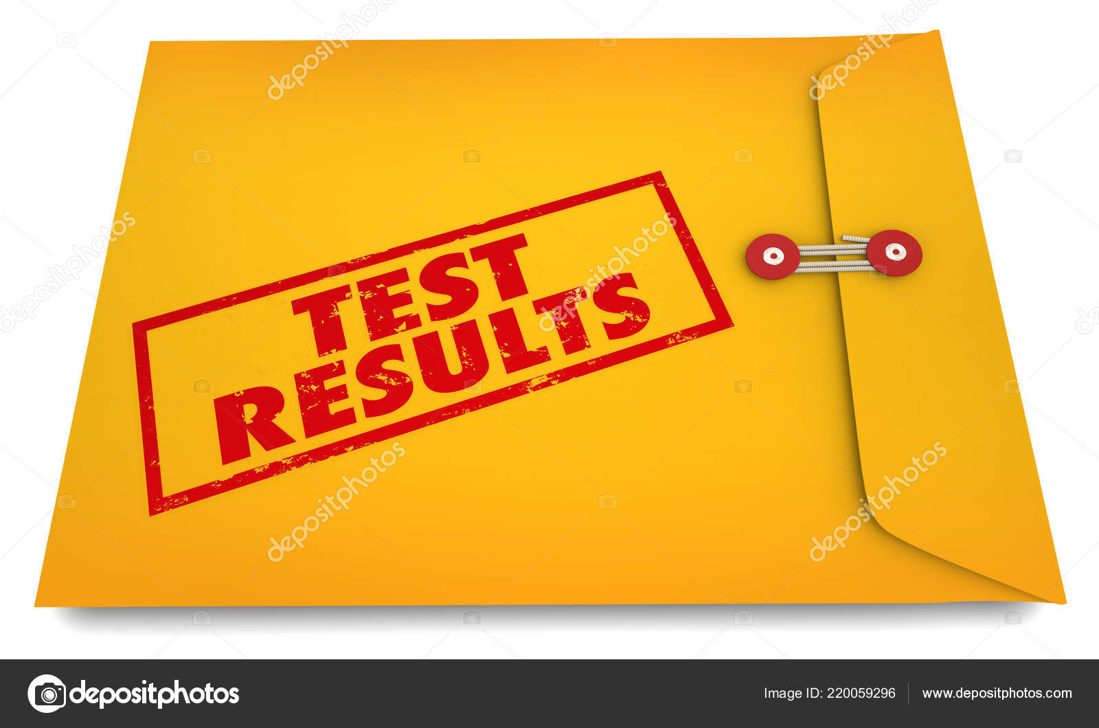 Test Results Envelope Exam Grade Score Envelope Illustration Stock ...