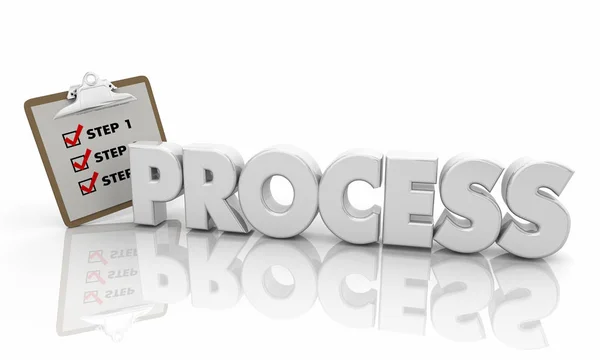 Process Steps Clipart