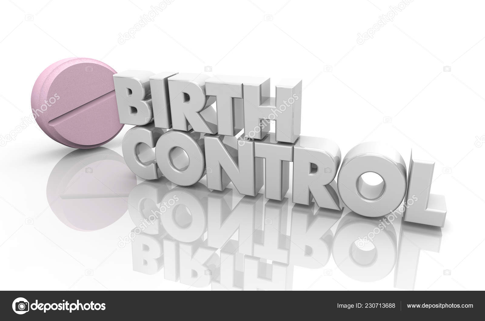 Birth Control Pill Contraceptive Illustration — Stock Photo © iqoncept ...