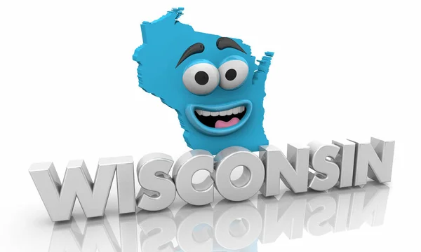 Wisconsin State Map Stock Photo by ©iqoncept 146389739