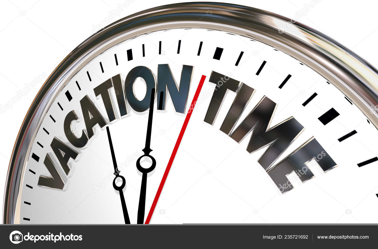 Time for Travel Words Clock Vactation Holiday Transportation Stock ...