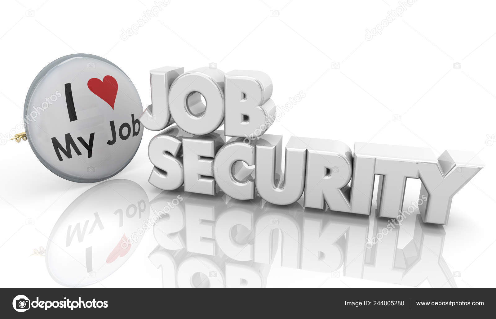 Job Security Career Safe Word Illustration Stock Photo by ©iqoncept ...