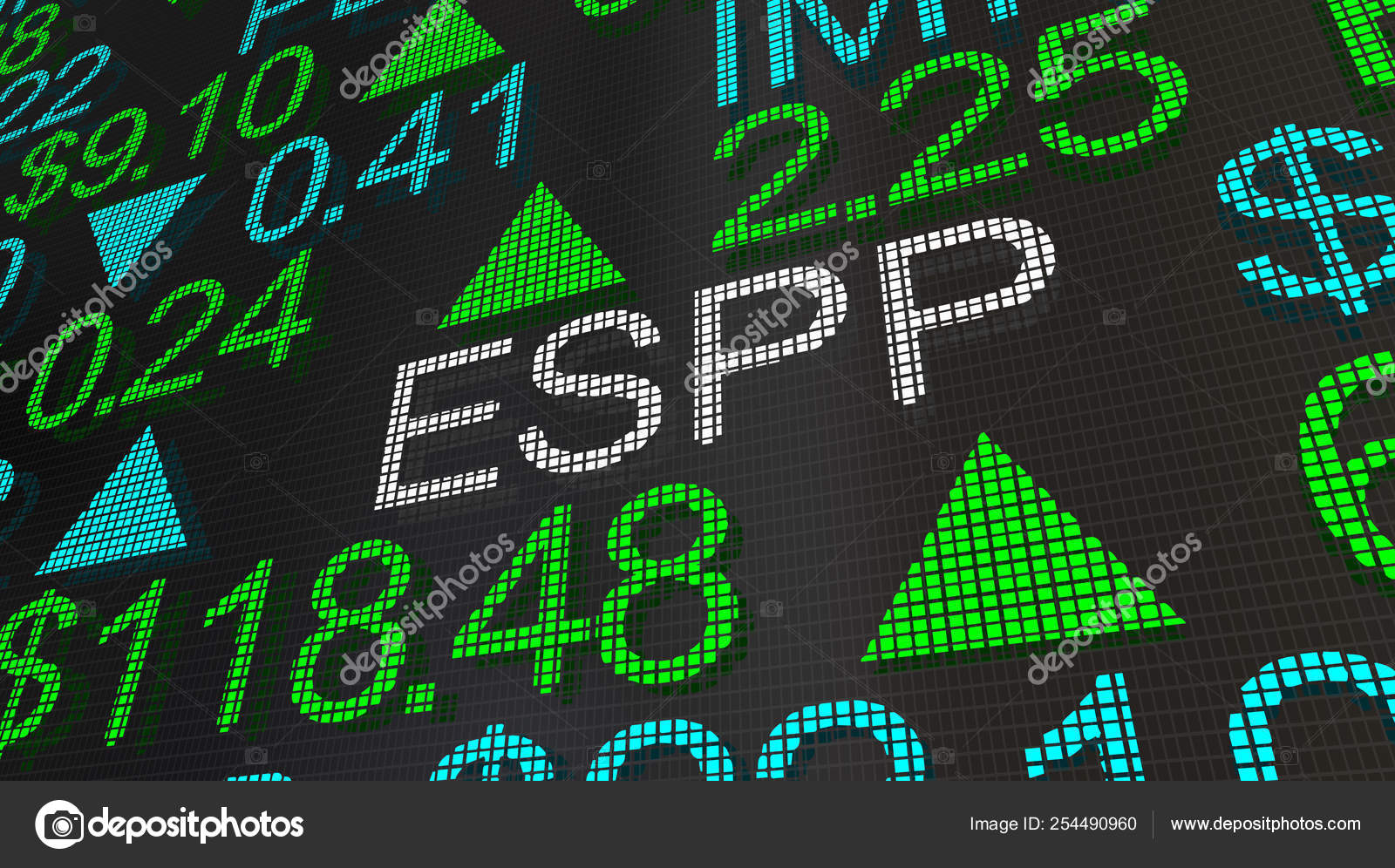 Espp Employee Stock Purchase Plan Investment Illustration Stock Photo ...