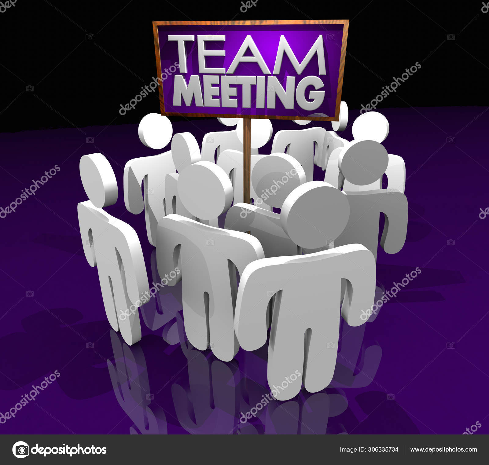 Team Huddle Clipart