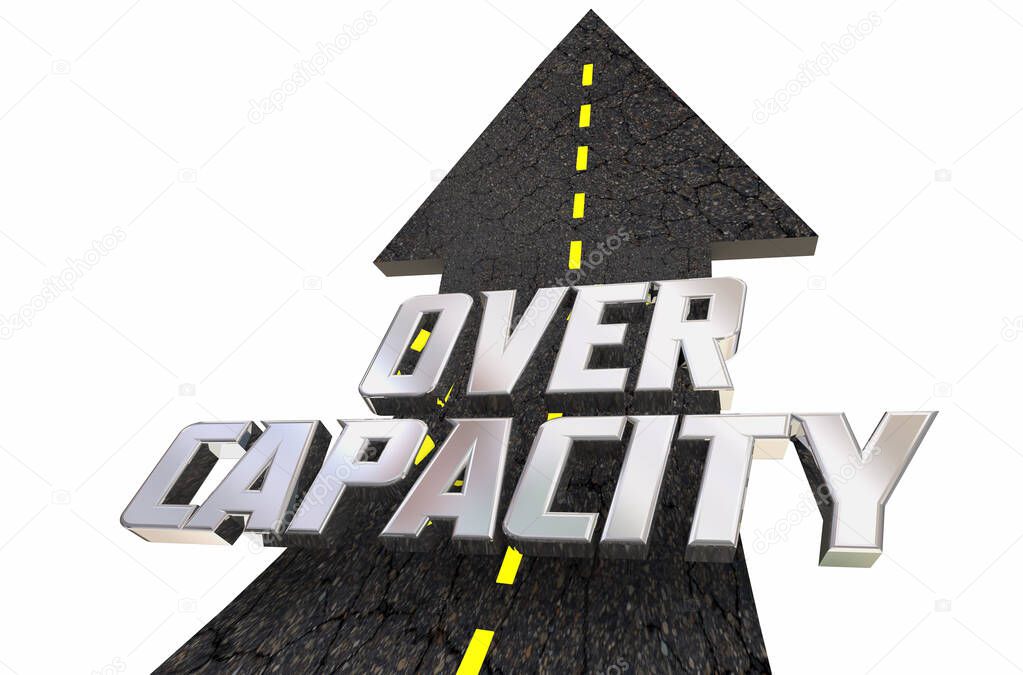 Flecha sobre la capacidad de levantamiento de aumento agotado No sala ...