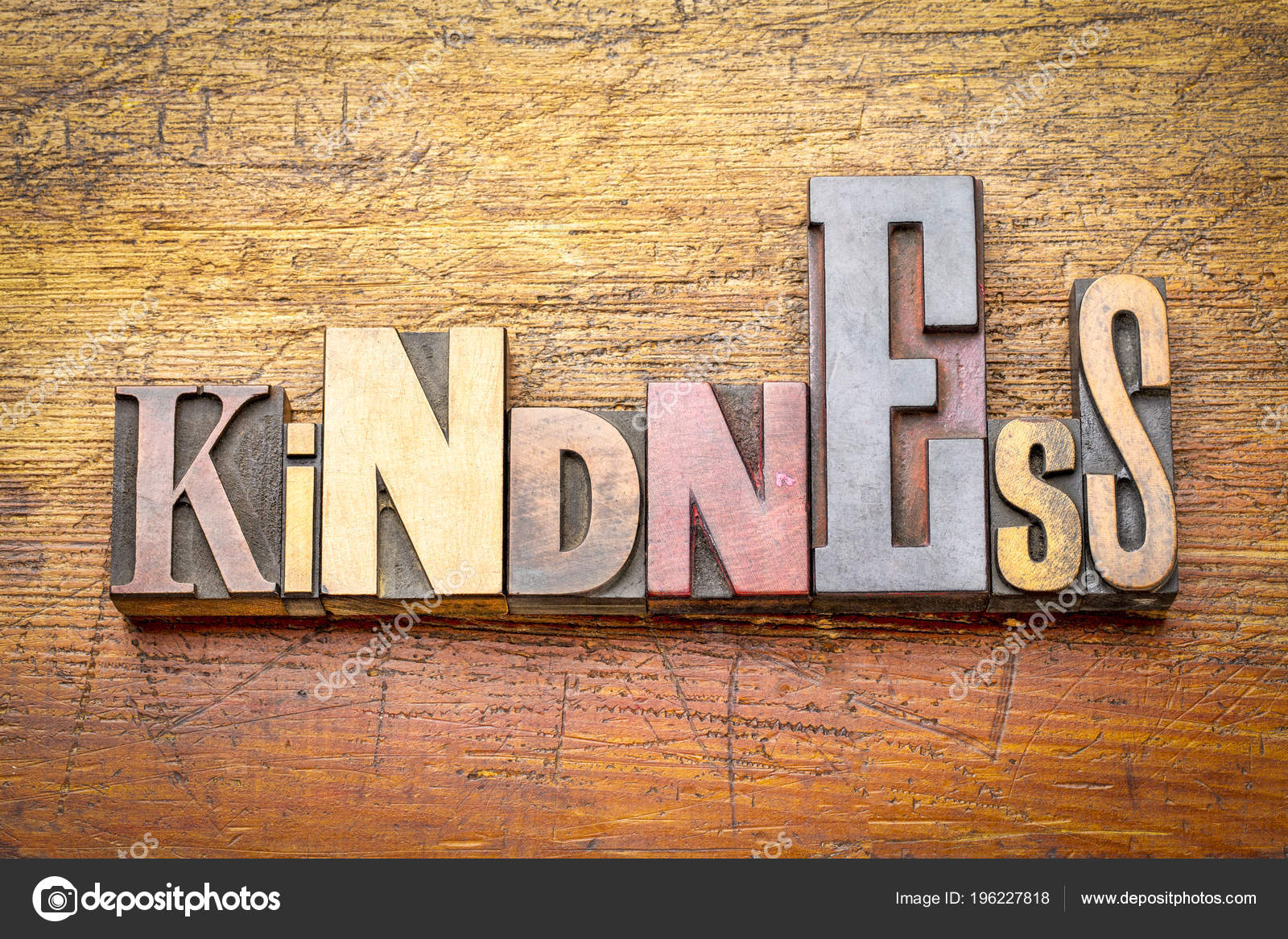 Primitive Wooden Word