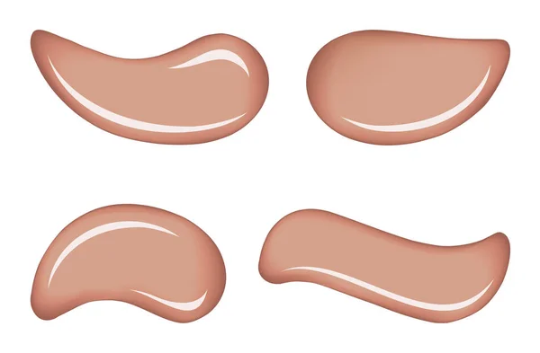 Curvy Form Vibrant Scarlet Color Enamel Ink Dye White Backdrop Stock ...