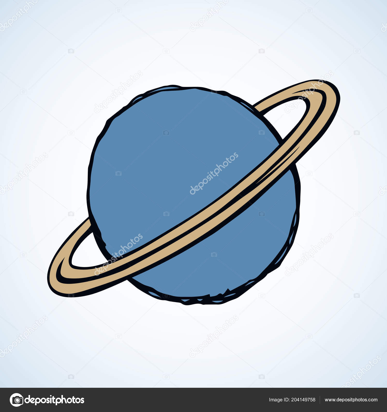 Glob Giant Duo Gas Orb Ball Shape White Sky Backdrop Stock Vector Image ...