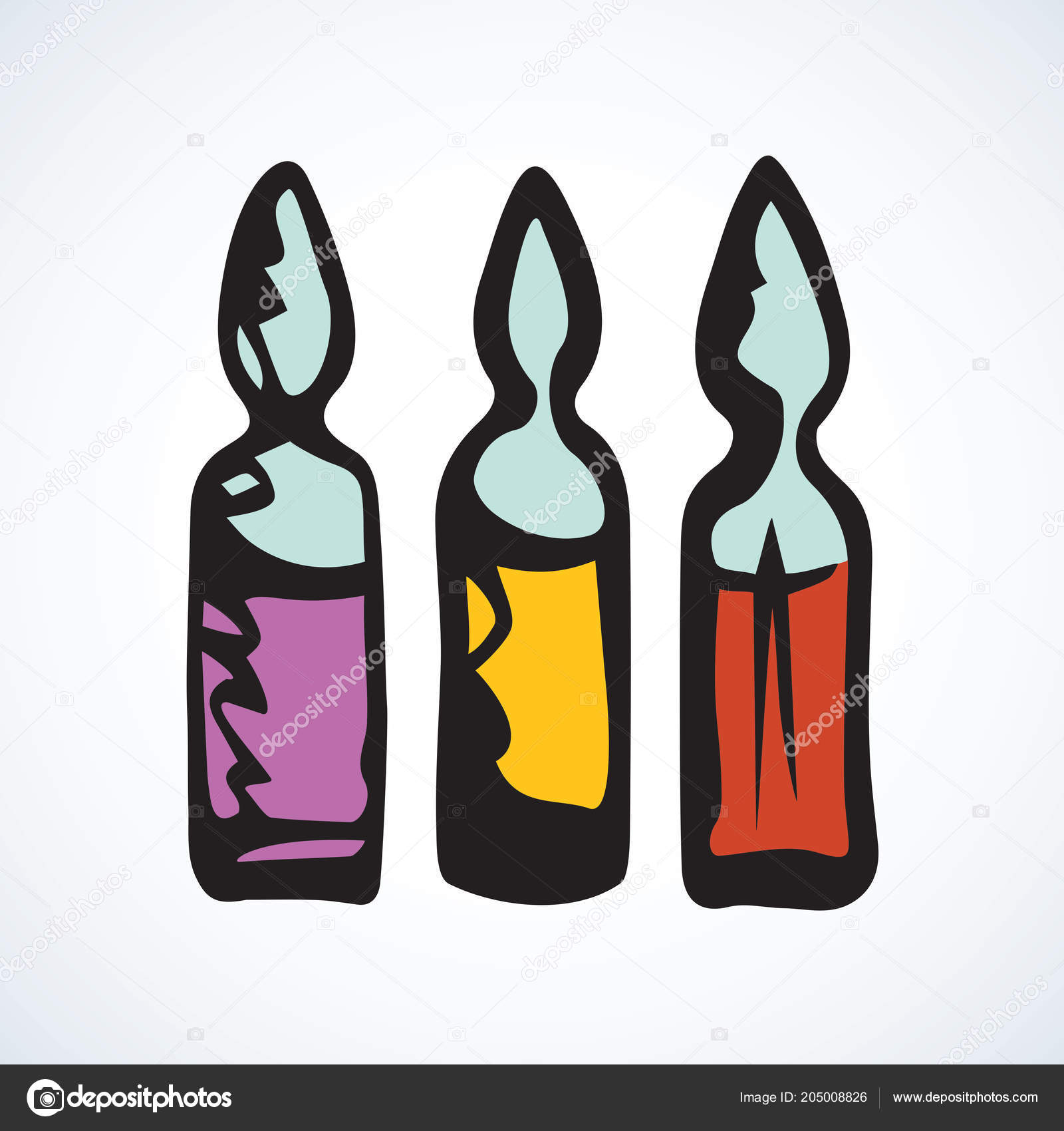 Full Antidote Ampulla Cartridge Symbol Isolated White Background Web ...