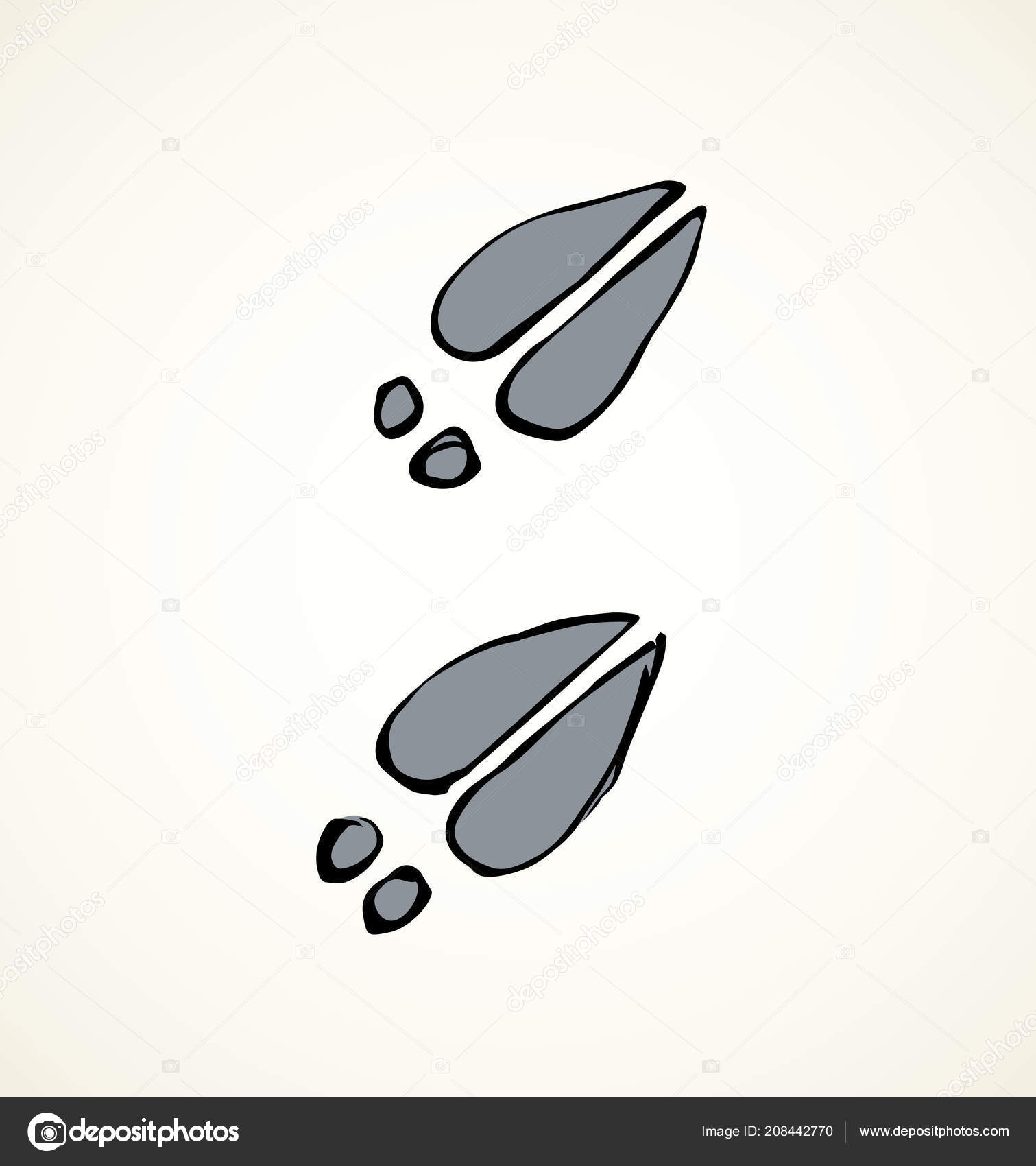 Flat Leg Touch Stamp Set White Muddy Dust Backdrop Freehand Stock ...