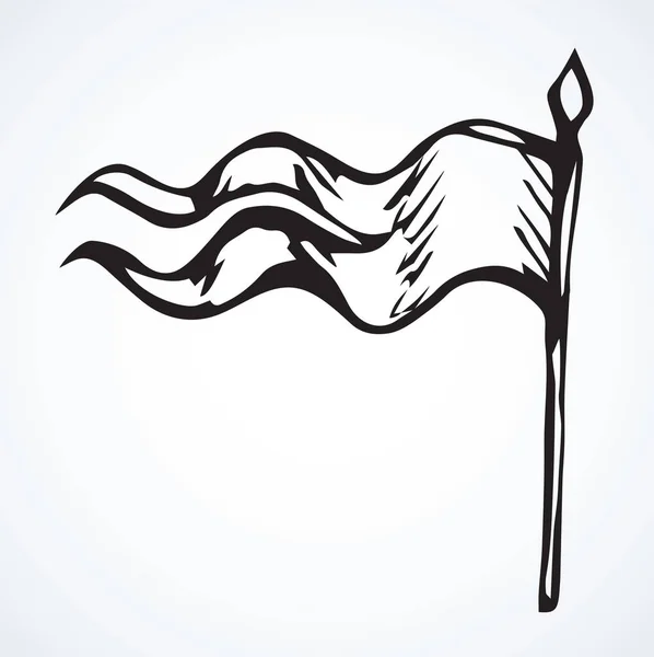 Aged Pennon Element Light Sky Backdrop Freehand Line Dark Black Stock ...