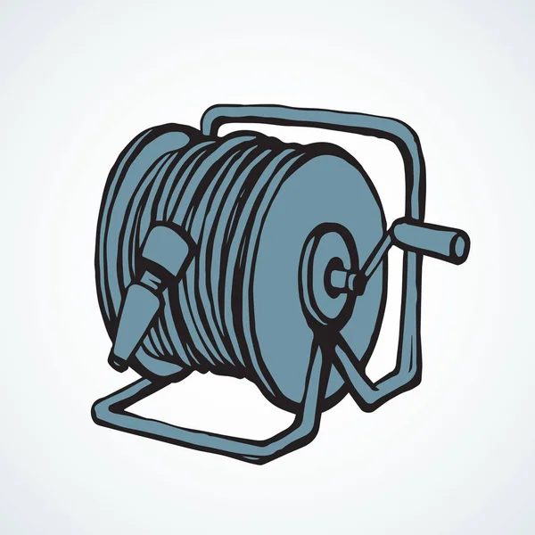 Roll the hose. Vector drawing — Stock Vector © Marinka #163607504