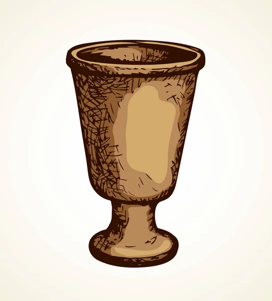 Ancient cup. Vector drawing — Stock Vector © Marinka #174190340