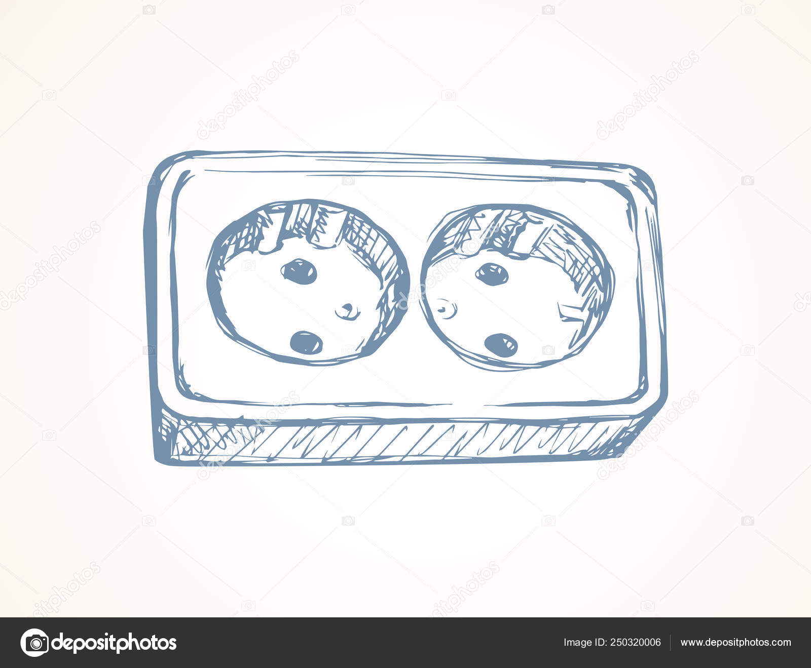 Tomada e tomada. Desenho vetorial imagem vetorial de Marinka© 250320006