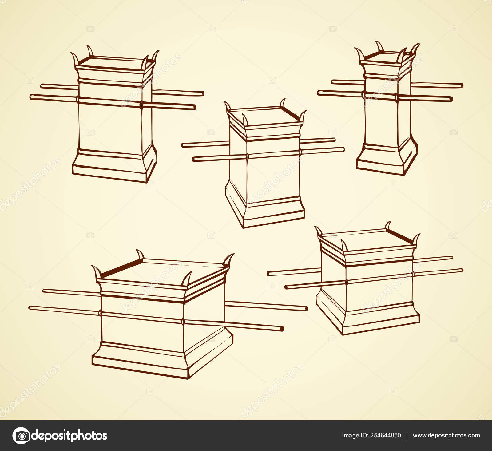 Altar. Dibujo vectorial vector, gráfico vectorial © Marinka imagen ...