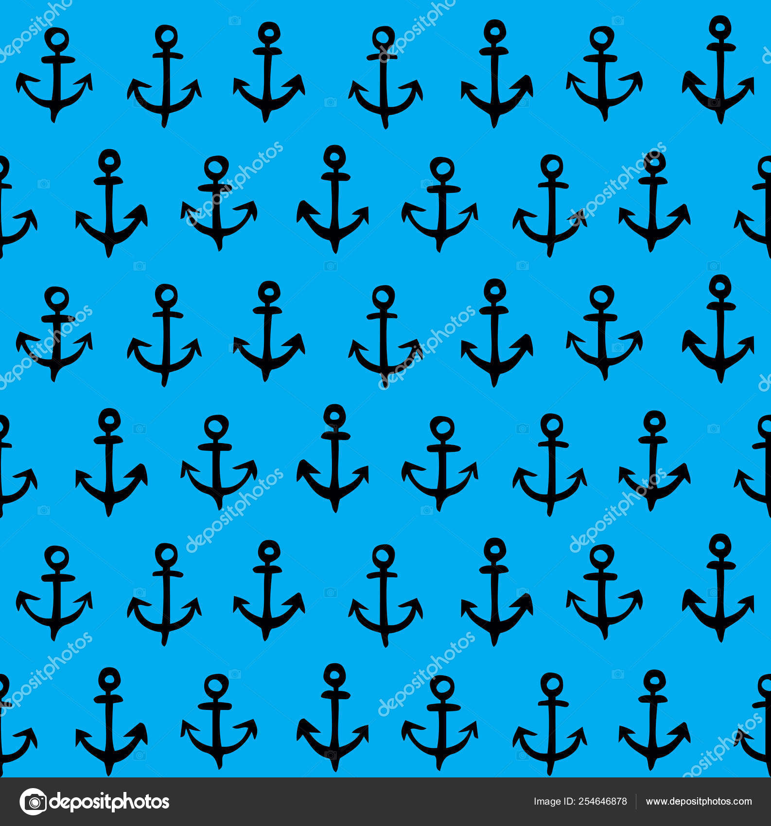 Ancla. Dibujo vectorial Vector de Stock de ©Marinka 254646878