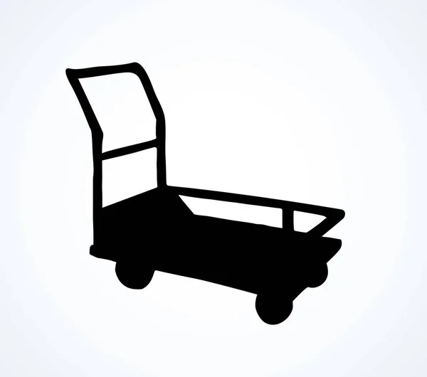 Troli gudang. Gambar vektor Vektor Stok oleh ©Marinka 336275930