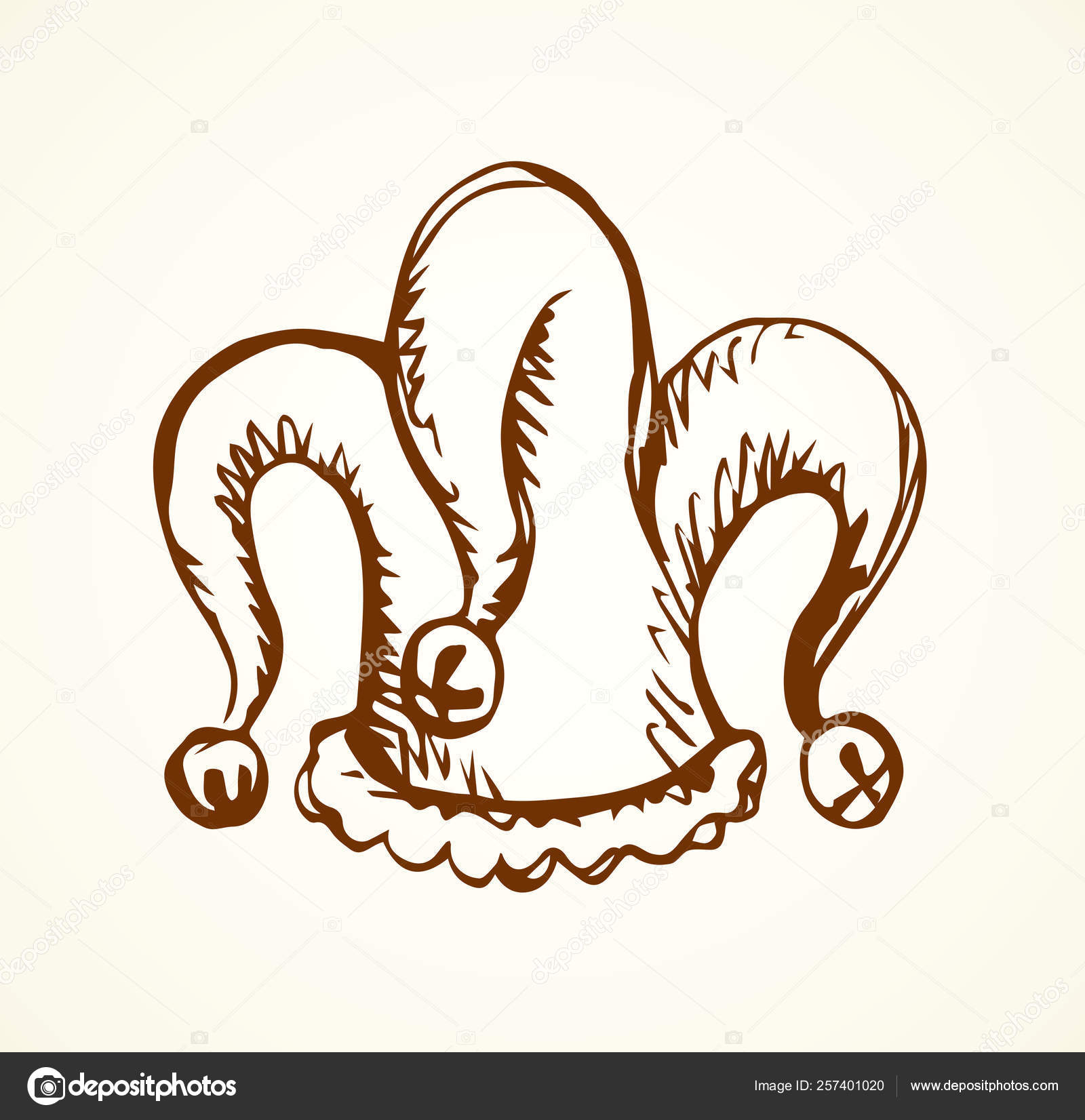 Fool's hat. Vector drawing Stock Vector by ©Marinka 257401020
