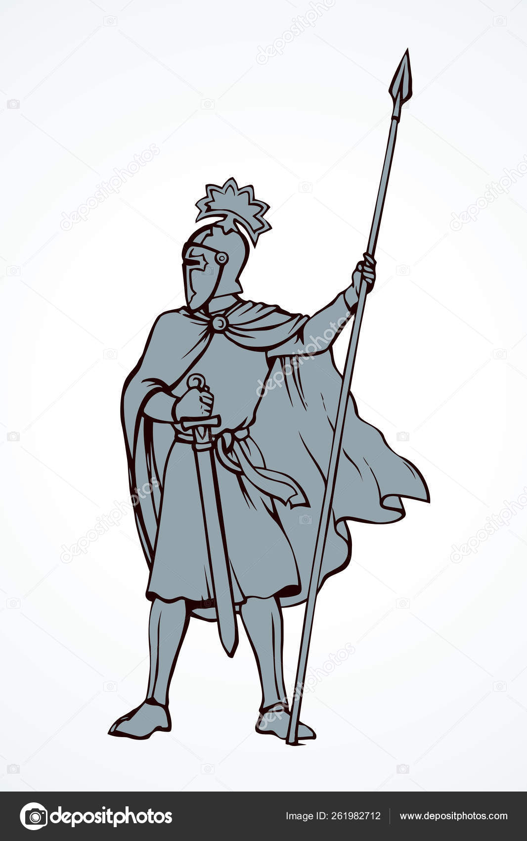 Medieval Nobles Drawing