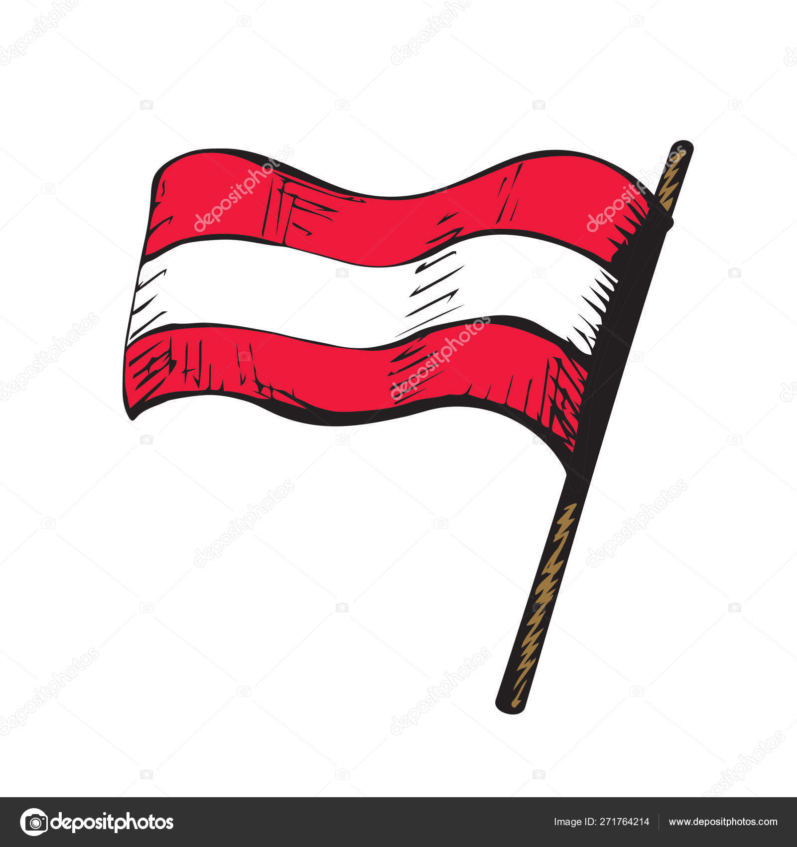 Flag. Vector drawing Stock Vector Image by ©Marinka #271764214