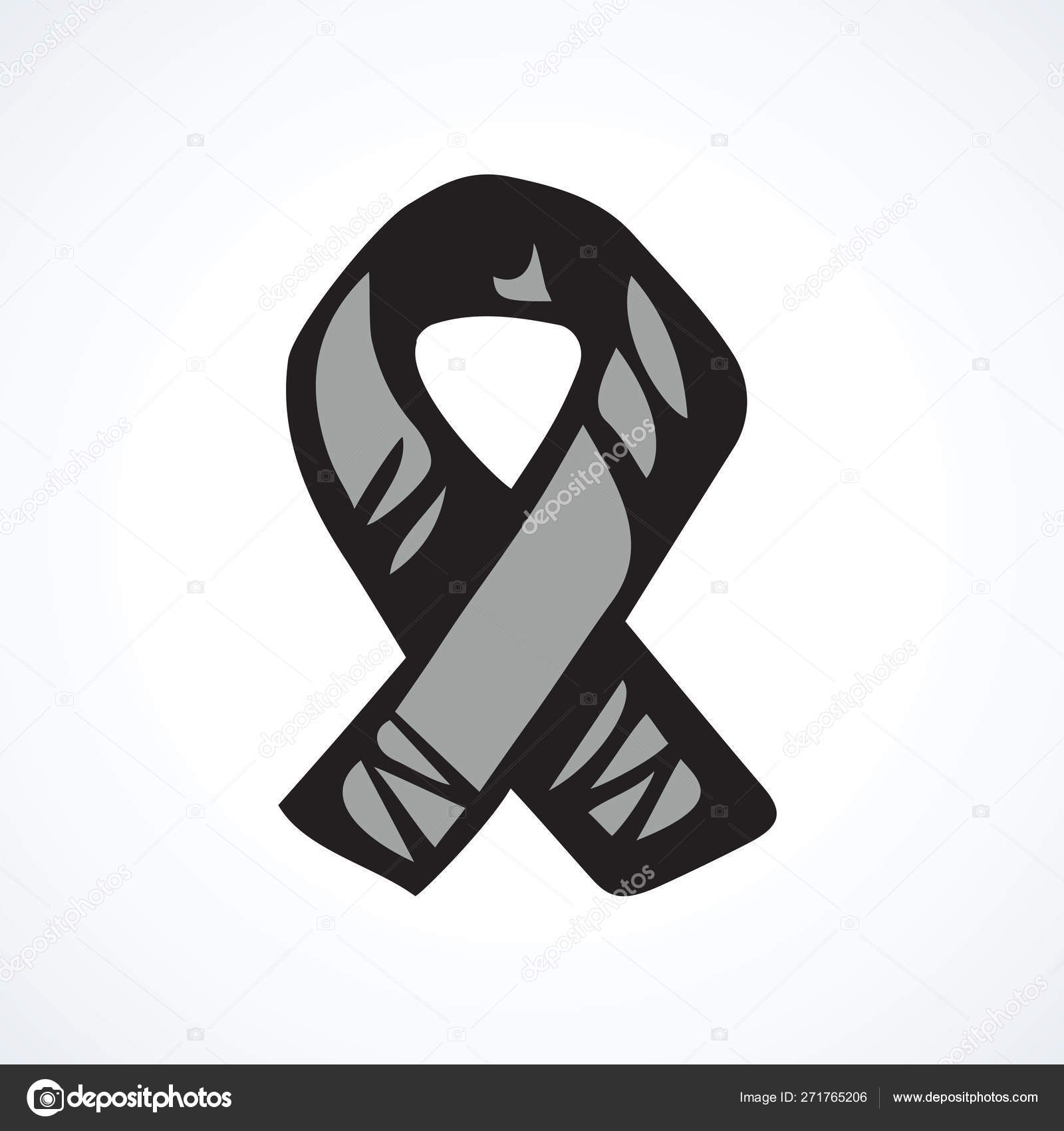 Aid ribbon logo. Vector drawing Stock Vector by ©Marinka 271765206