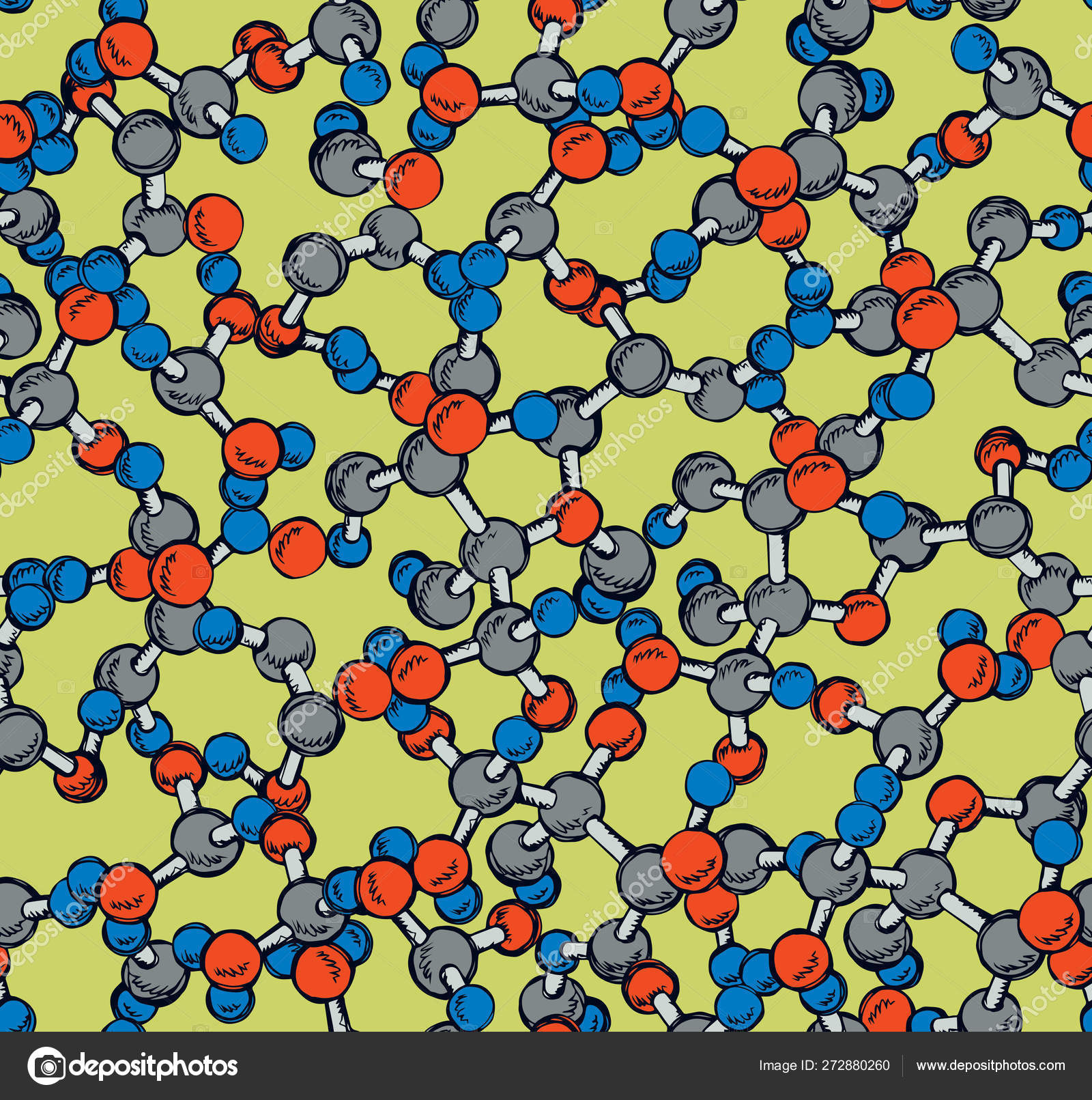 Chemical structure. Vector drawing Stock Vector Image by ©Marinka ...