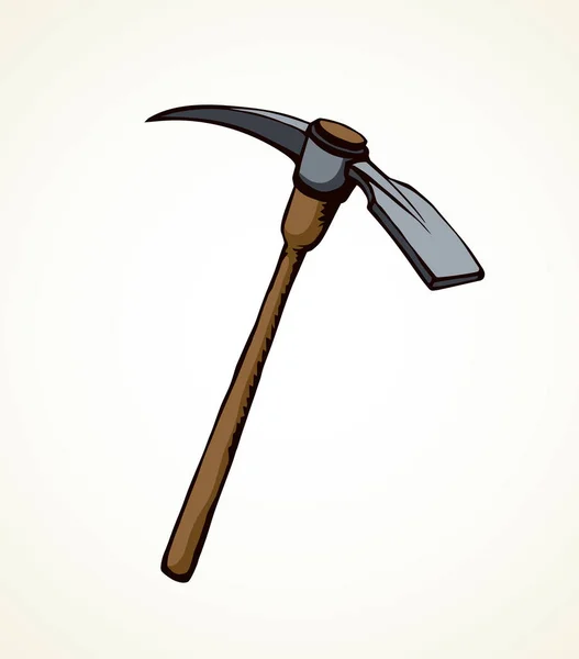Pick axe icon. Vector drawing sign Stock Vector Image by ©Marinka ...