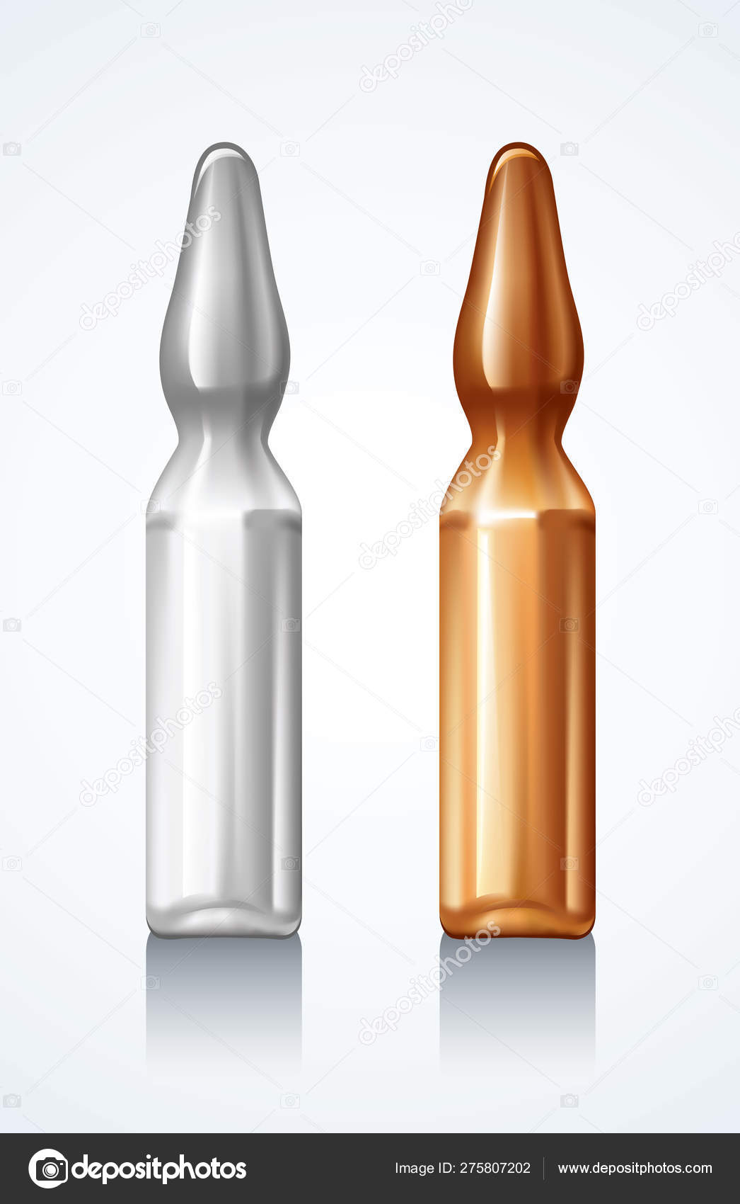 Flask ampoule medical. Vector drawing Stock Vector by ©Marinka 275807202