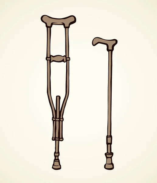 Forearm crutch Vector Art Stock Images | Depositphotos