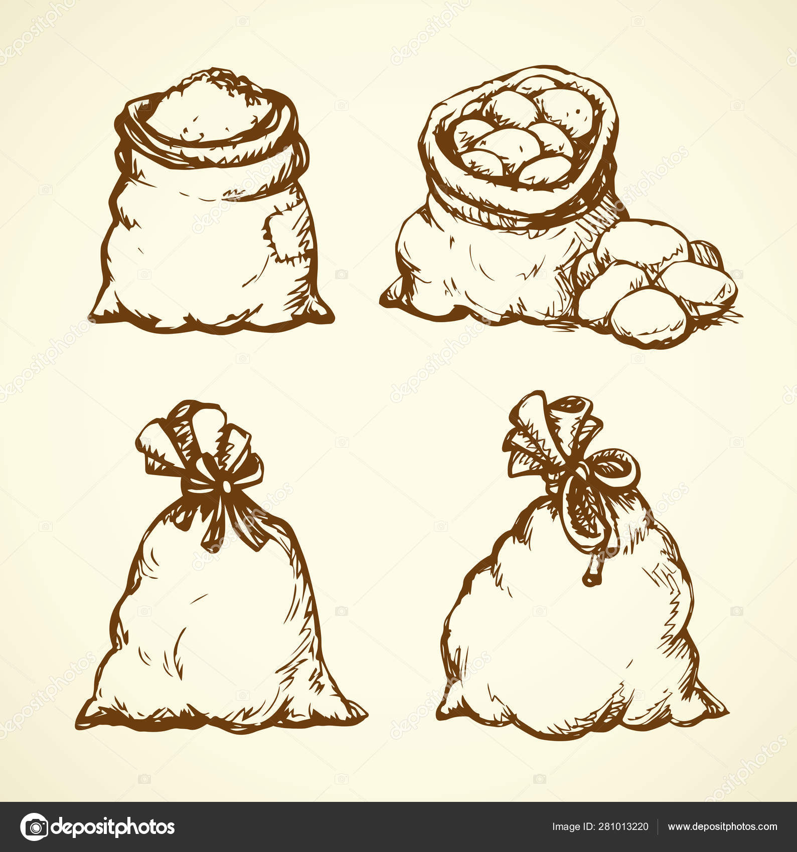 Bag. Vector drawing Stock Vector by ©Marinka 281013220