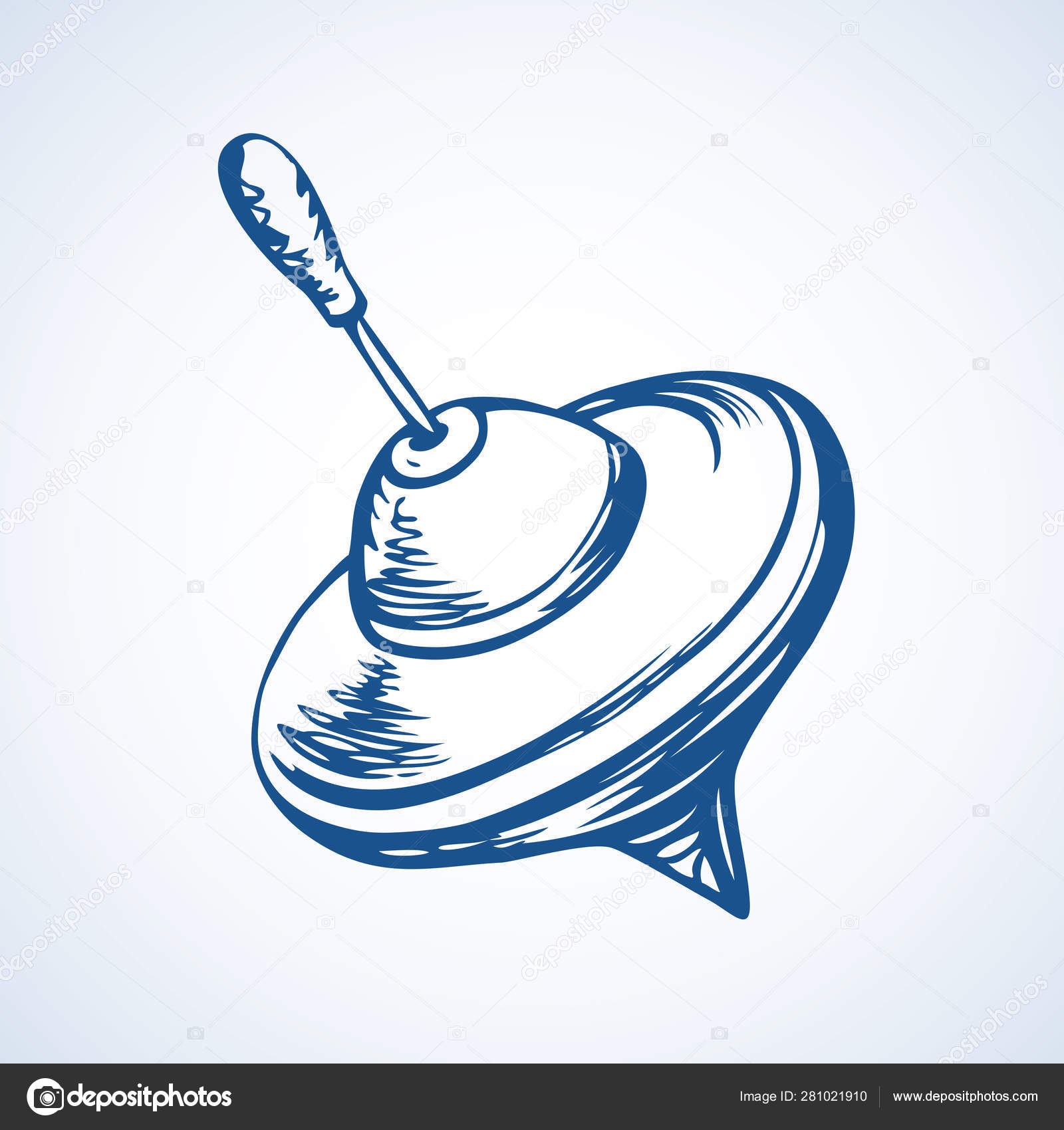 Spinning Top Drawing