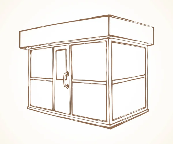 Shop stall. Vector drawing Stock Vector Image by ©Marinka #274298038