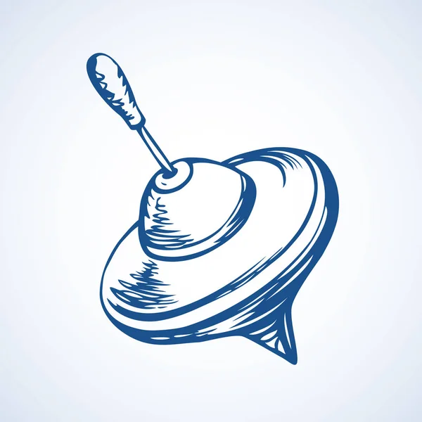 Spinning Top. Vector drawing — Stock Vector © Marinka #300452302