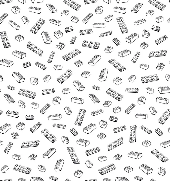Lego pattern. Vector drawing Stock Vector Image by ©Marinka #187511488