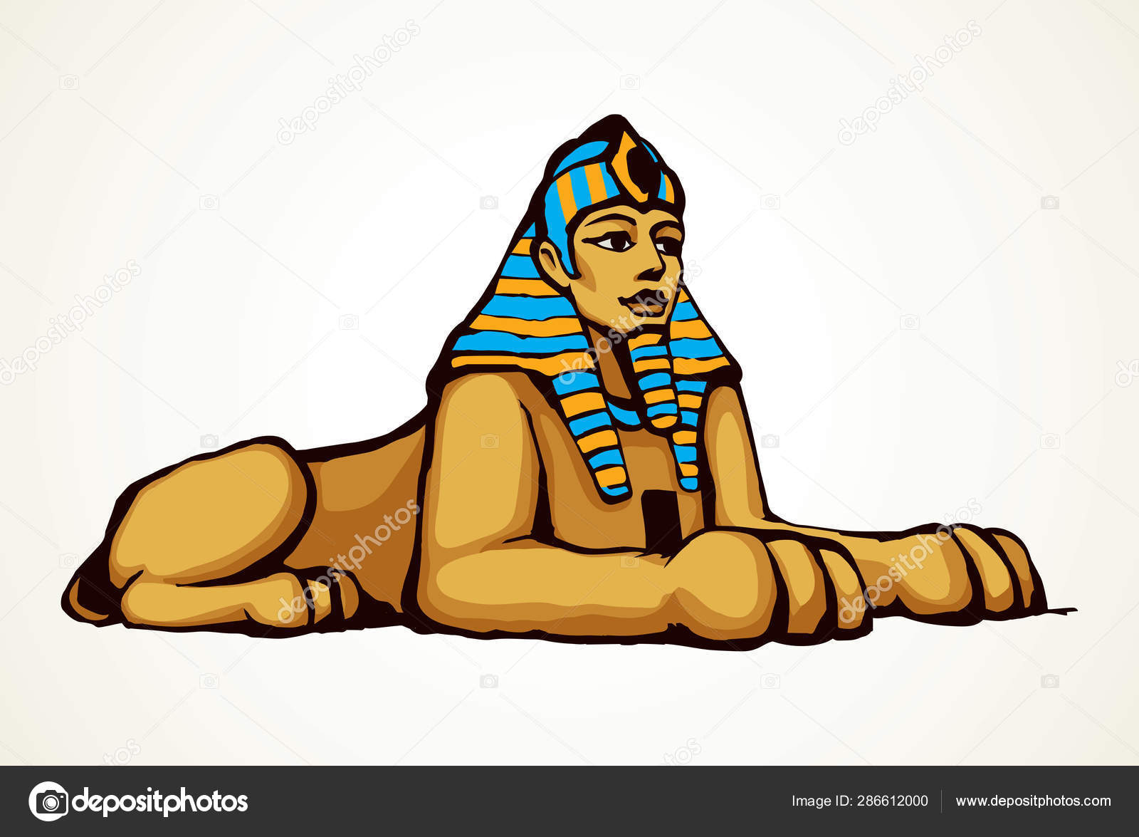 Sphinx Drawing For Kids