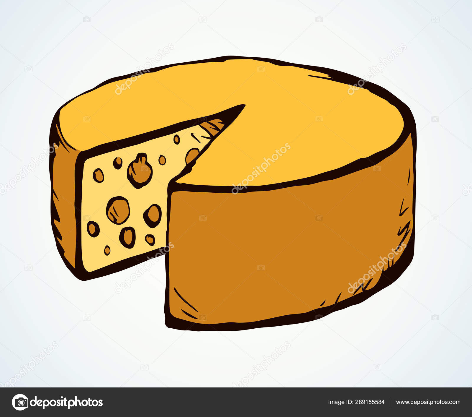 Cheese Slice Drawing
